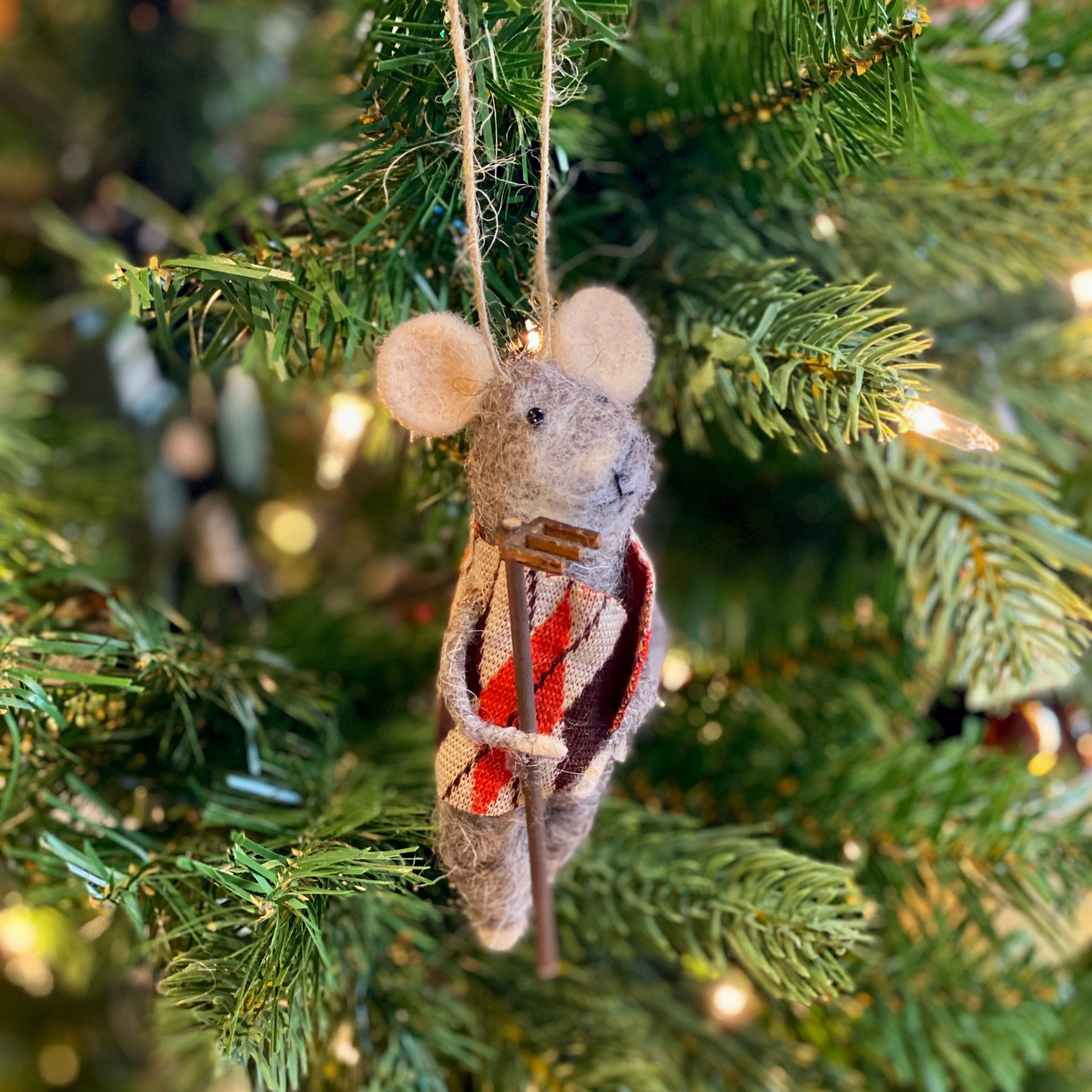 Gardening Mouse with Rake | Frost Farms Garden Center and Landscape